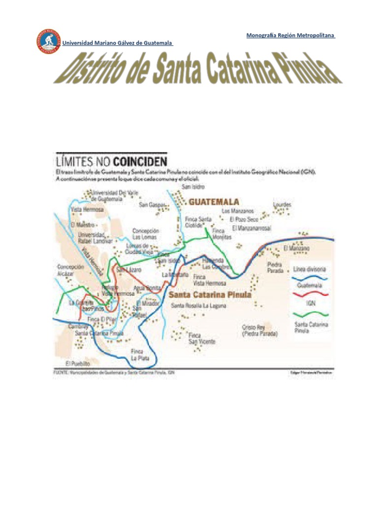 Santa Catarina Pinula | PDF | Naturaleza