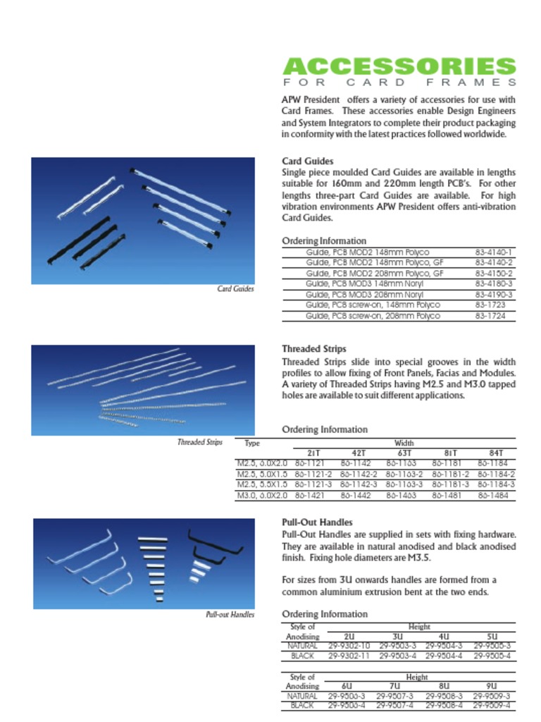 Pull Out Handles | PDF | Printed Circuit Board | Manufactured Goods