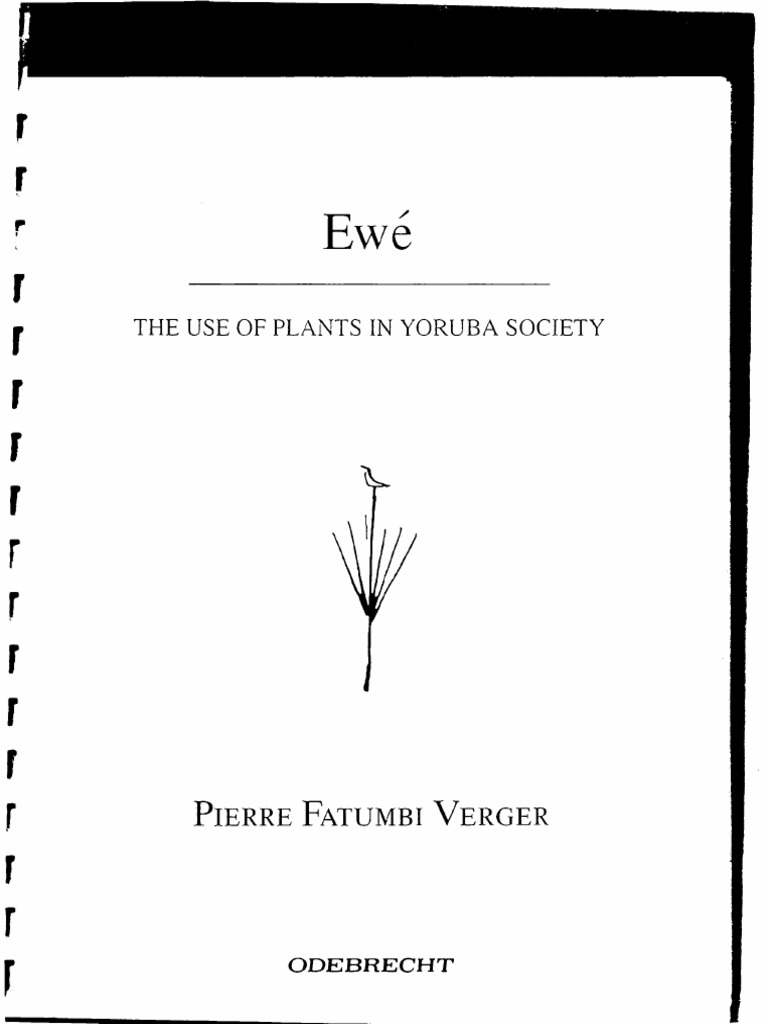 Ewe The Use of Plants in Yoruba Society PDF | PDF
