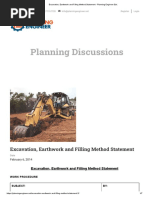 Method Statement For Earthwork Cutting and Filling - Civil Engineering Home | PDF | Road | Safety
