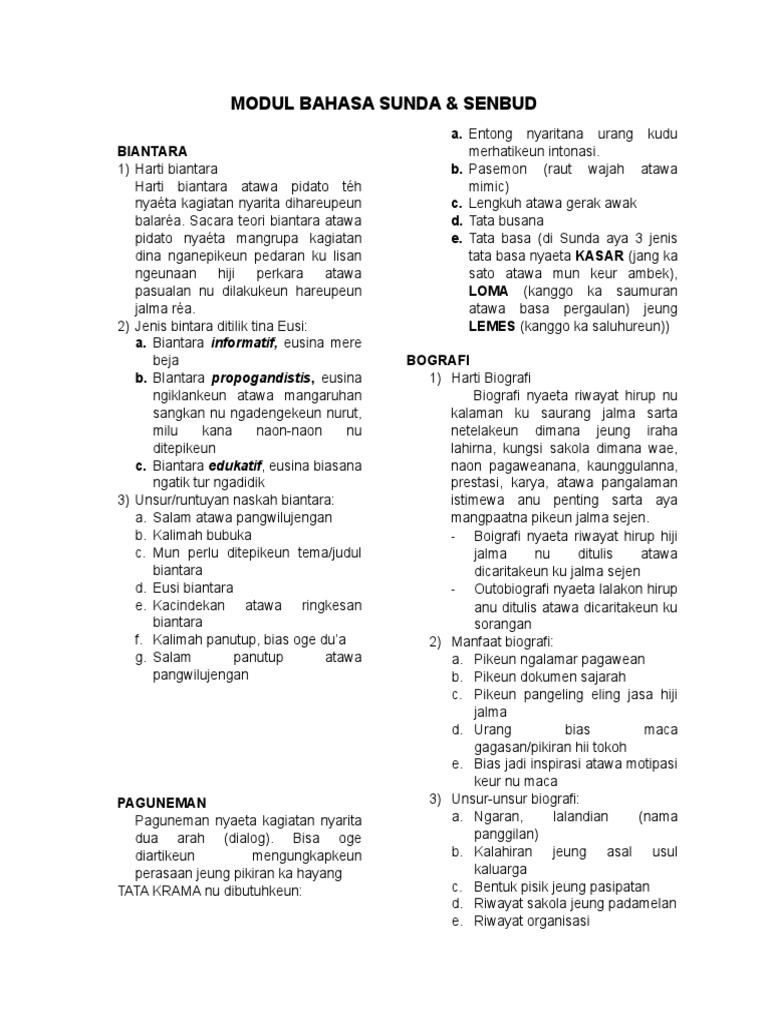 Modul Senbud X | PDF