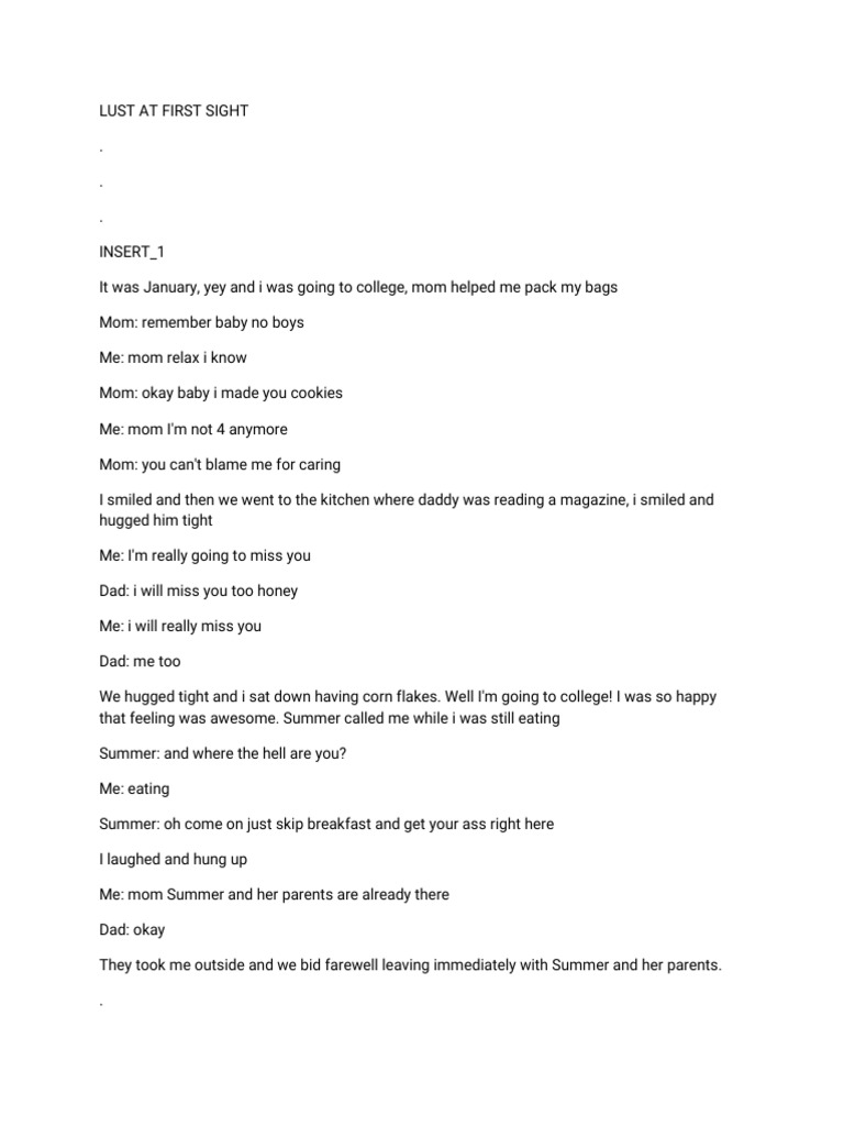 Lust at First Sight-1 PDF | PDF