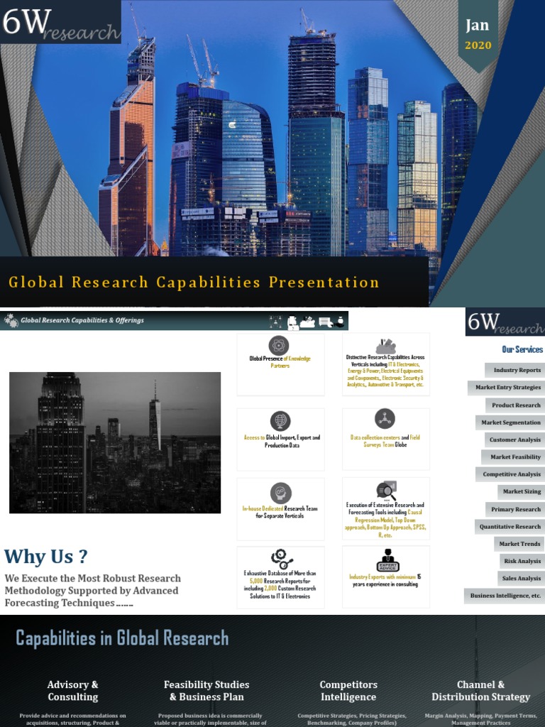 6Wresearch: Global Market Intelligence Overview | PDF | Forecasting ...