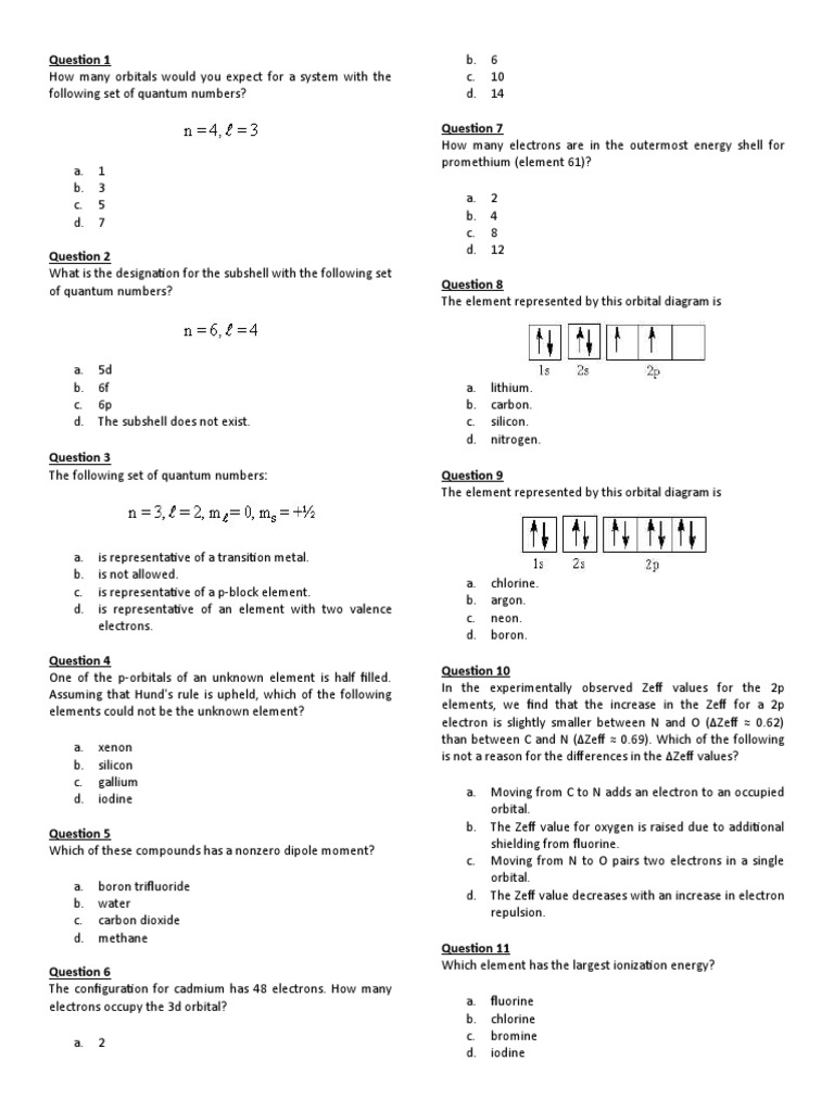 Inorganic Chemistry II (100 Items) | PDF | Doping (Semiconductor ...