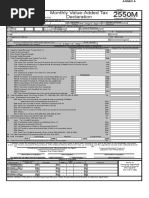 BIR Form No. 2550M | PDF | Taxes | Value Added Tax