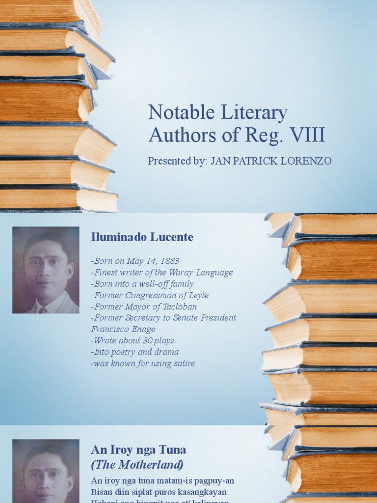 Notable Authors of Region VIII Literature | PDF