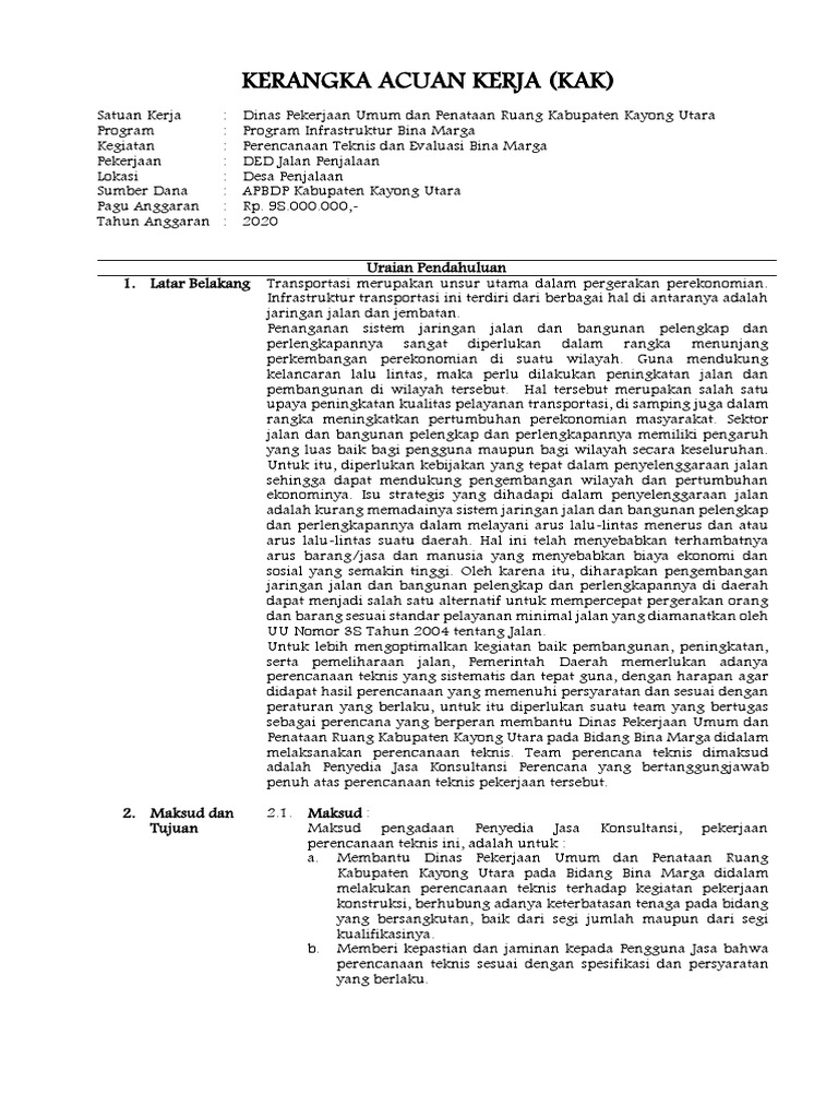 Kak Ded Jalan Penjalaan | PDF