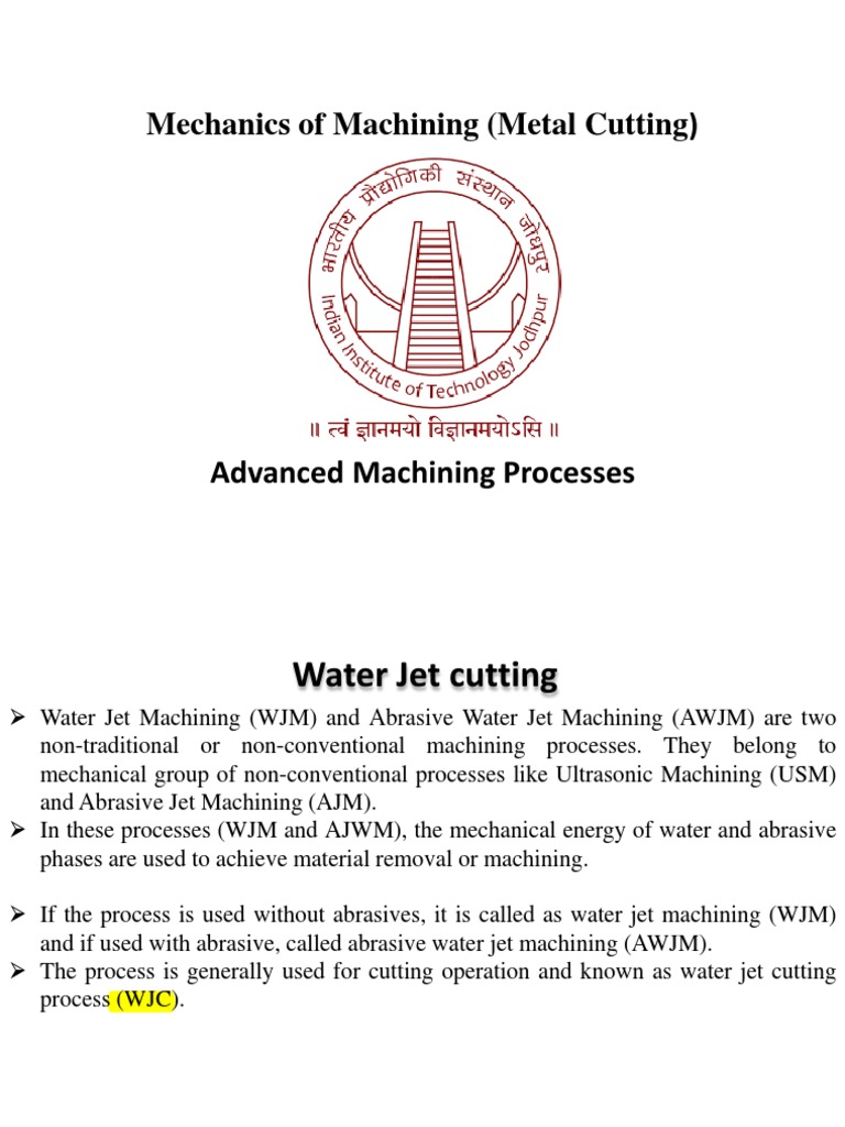 Mechanics of Machining Processes | PDF | Ion | Anode