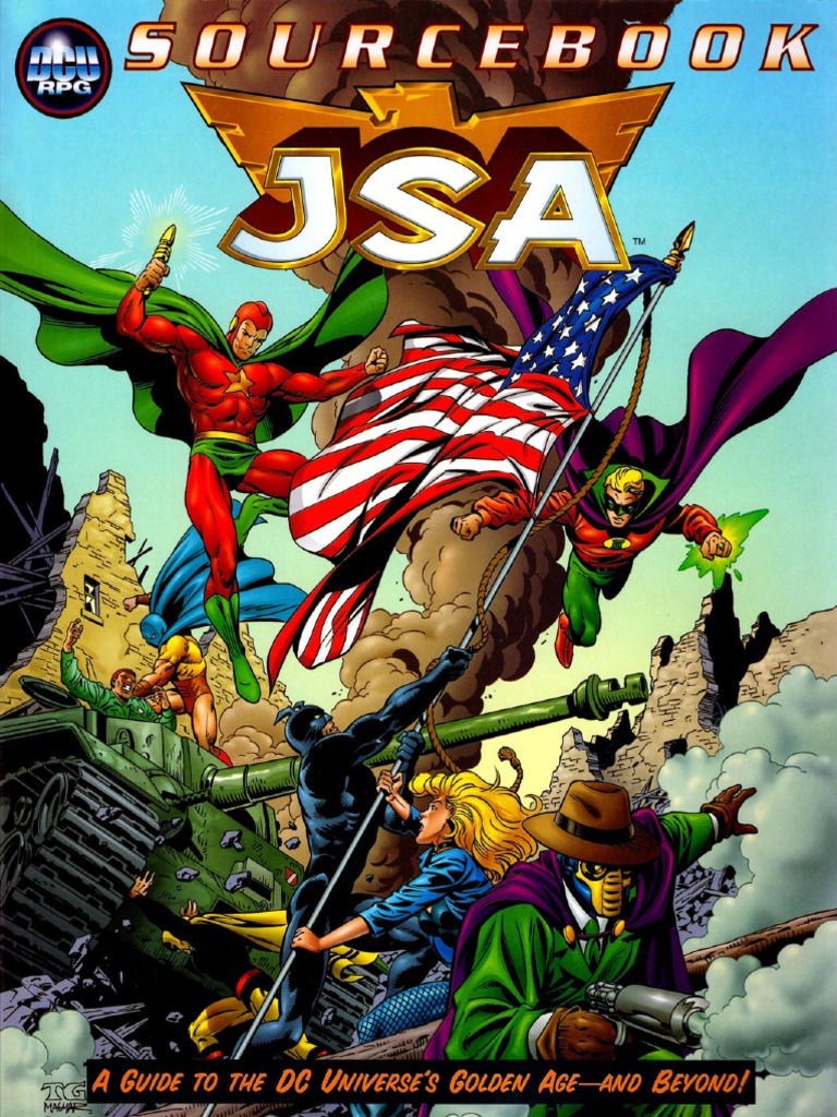 DC Universe RPG - JSA Sourcebook PDF | PDF | Golden Age Of Comic Books ...