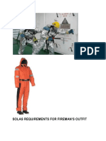 LSA and FFE Onboard As Per SOLAS | PDF | Equipment | Manufactured Goods