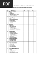 Instrumen Tingkat Kecemasan | PDF