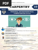 Carpentry Module 8 Grade 9 10 q2 | PDF | Scaffolding | Learning