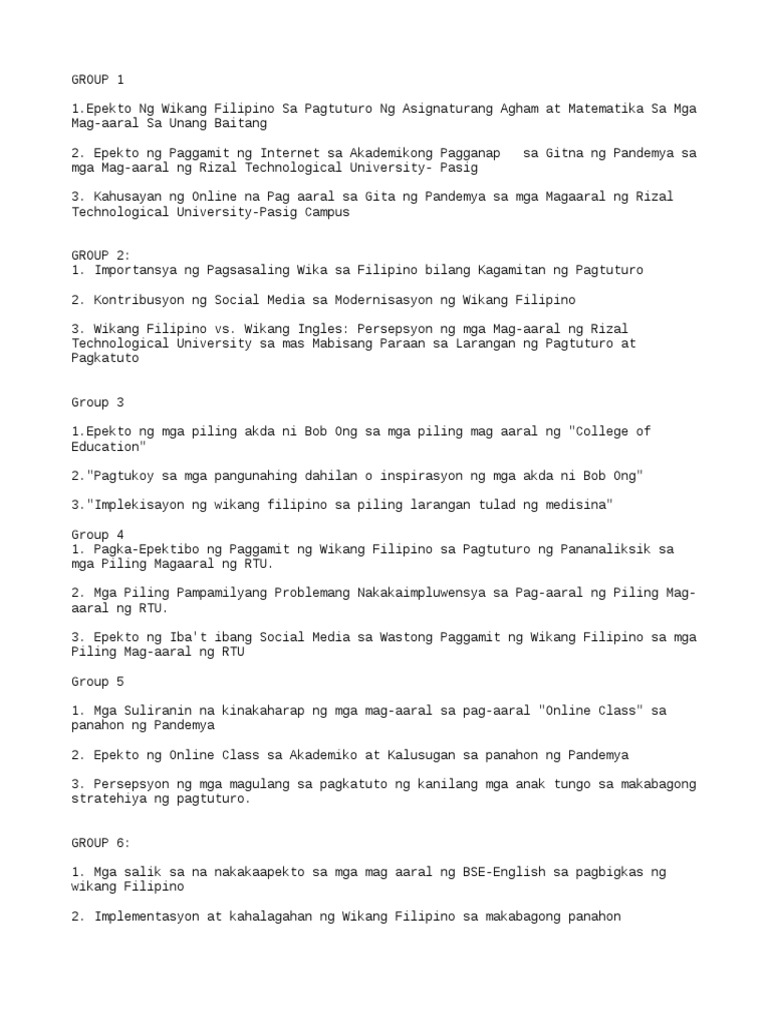 Titles For IMRAD | PDF