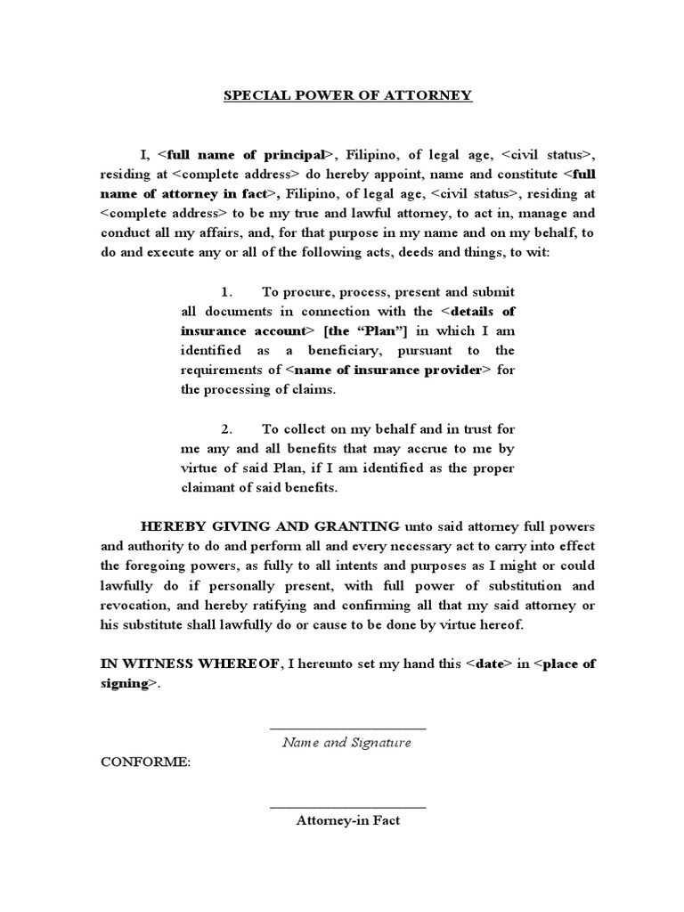 SPA - Insurance Claim | PDF