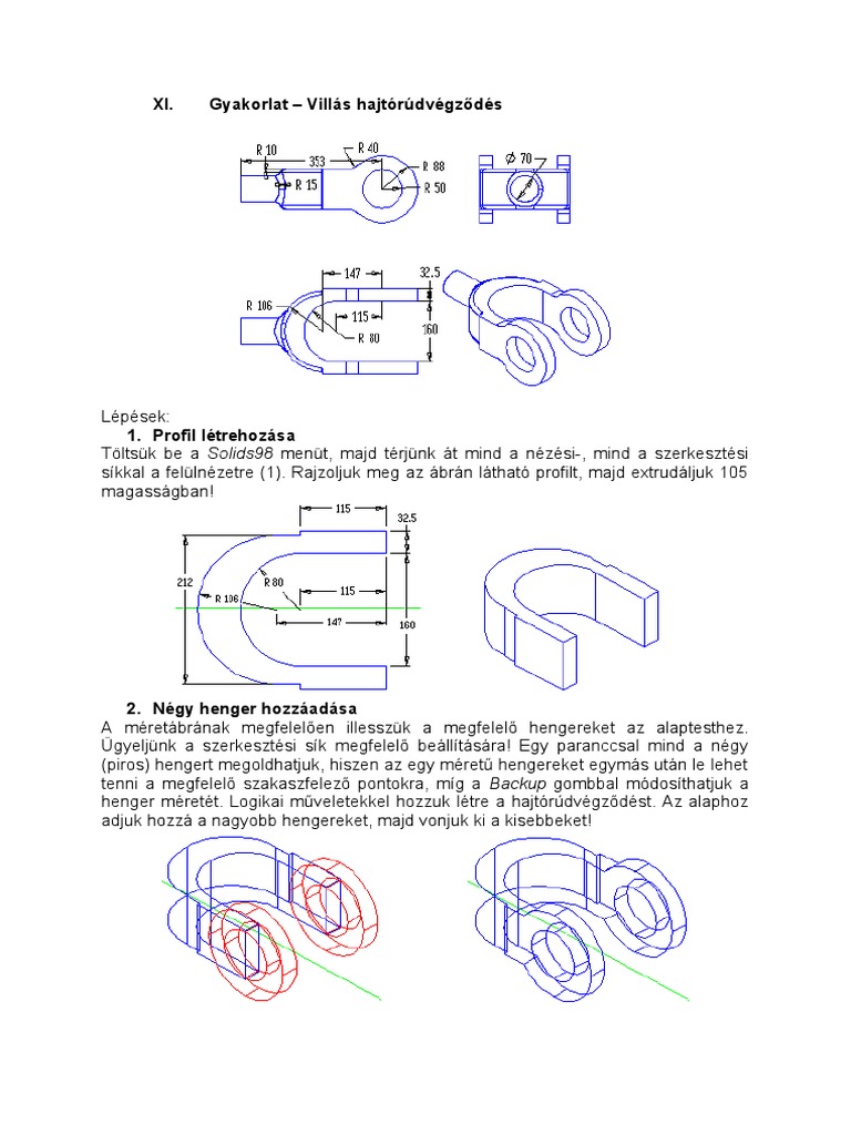 11 Gyakorlat Cadkey | PDF