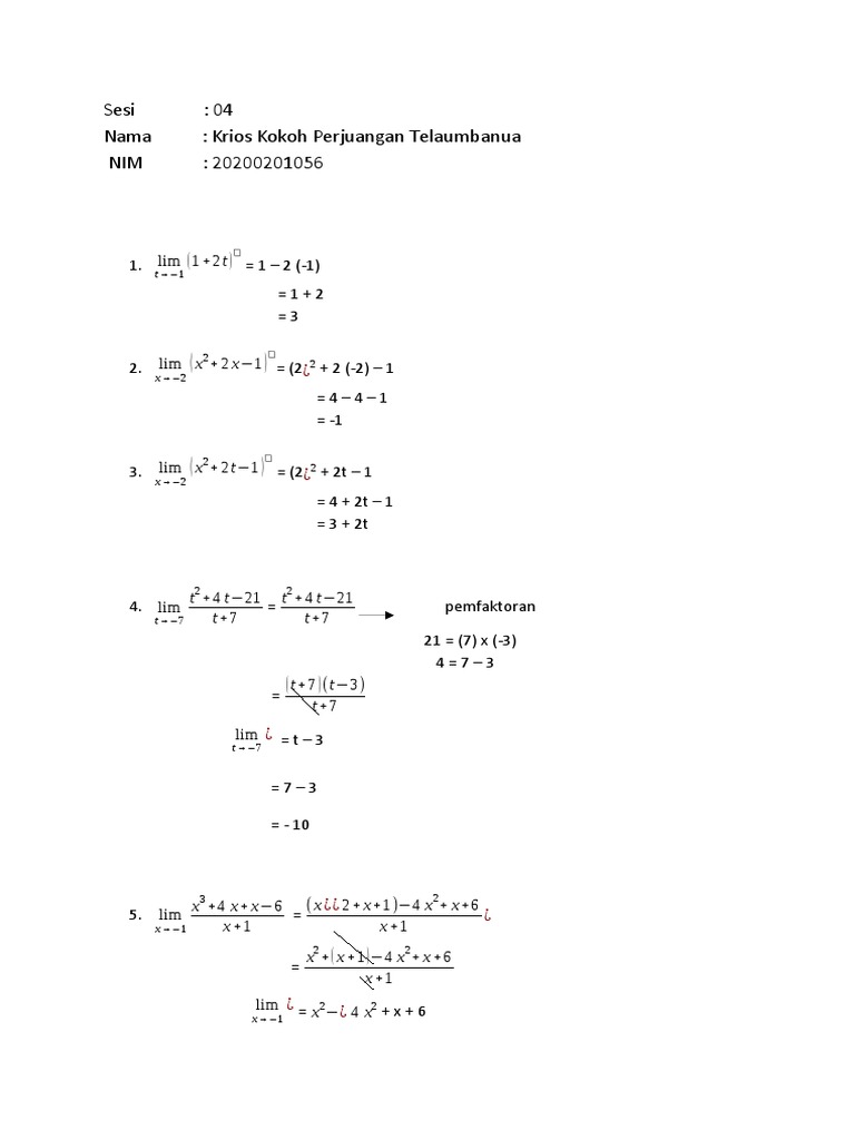 Sesi: 04 Nama: Krios Kokoh Perjuangan Telaumbanua NIM: 20200201056 | PDF