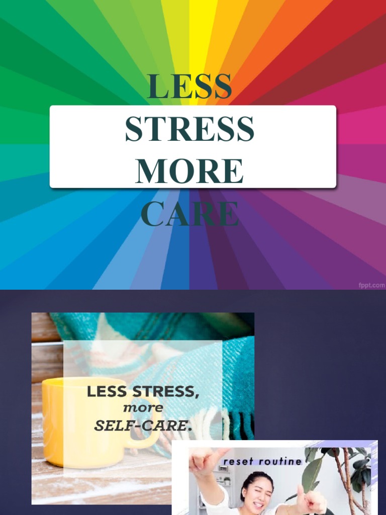 Stress Management and Self-Care Guide | PDF | Stress (Biology) | Anxiety