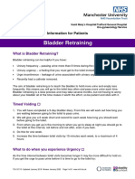Bladder Training | PDF | Urinary Incontinence | Health Sciences