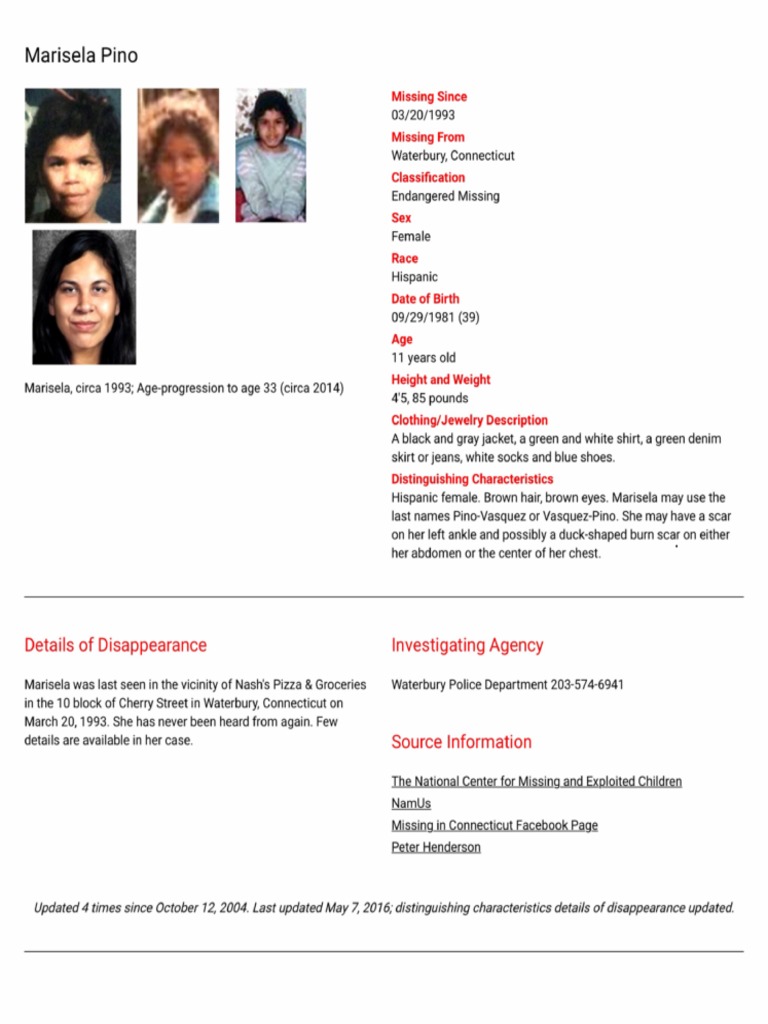 Case 1:16-cv-04642 'Missing Maria' | PDF