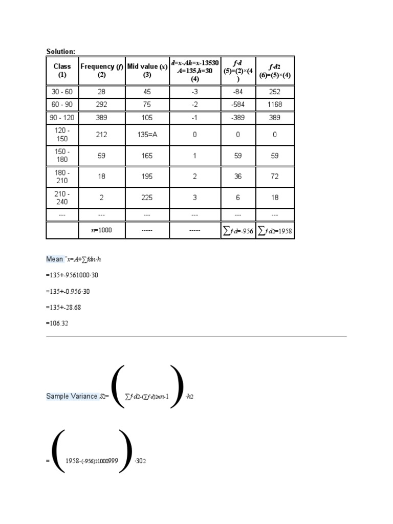 Statistical Analysis of Frequency Data | PDF