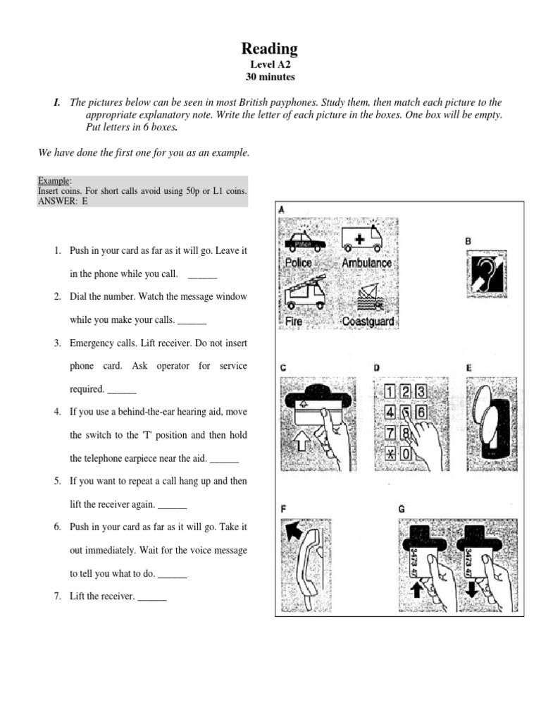 Reading TEST A2 - Bucur | PDF