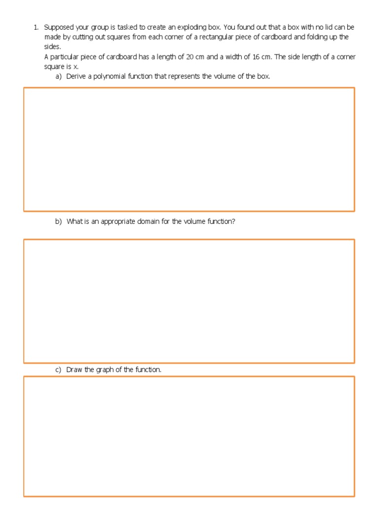 Polynomial Functions in Real Life | Download Free PDF | Function ...