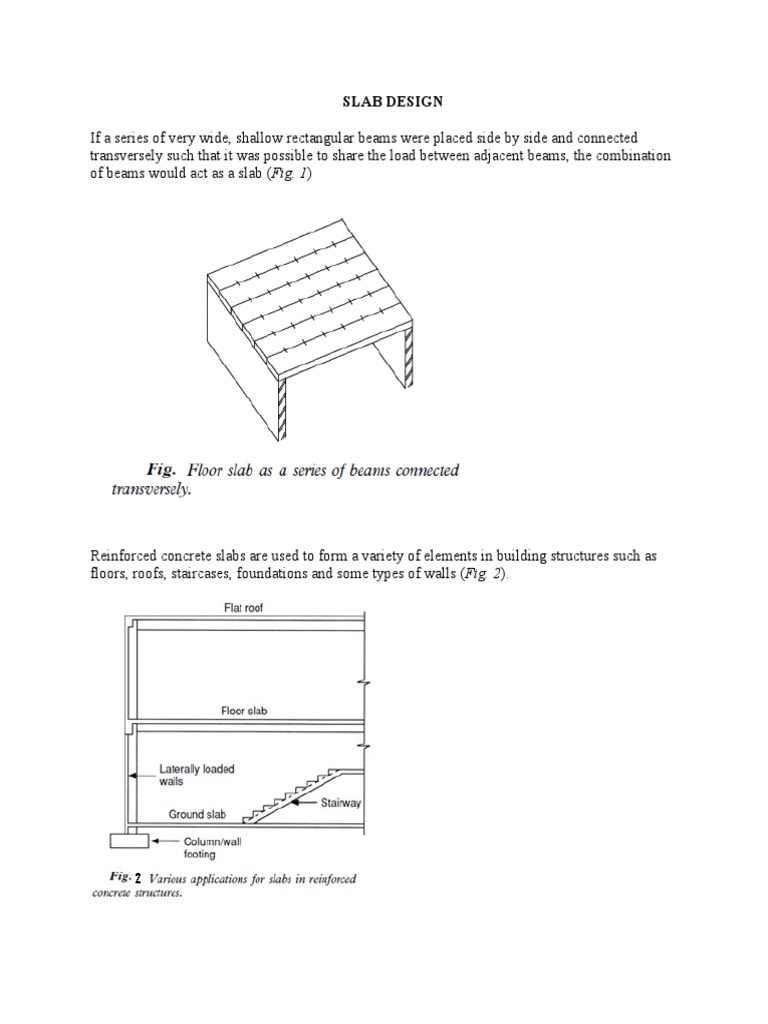 Slabs | PDF | Beam (Structure) | Bending