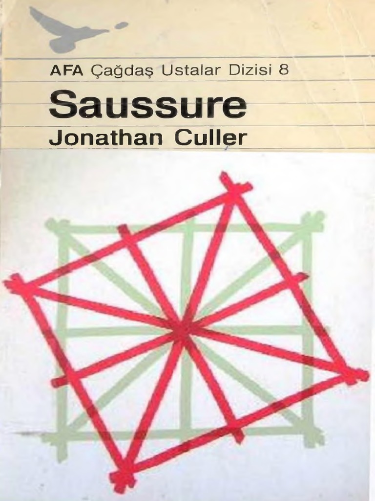 Jonathan Culler Saussure Afa Yayınları | PDF