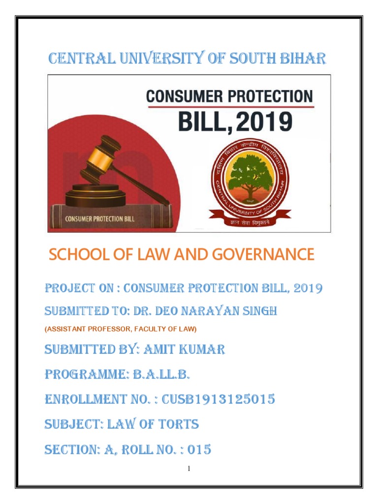 Consumer Protection Law 2019 PDF | PDF
