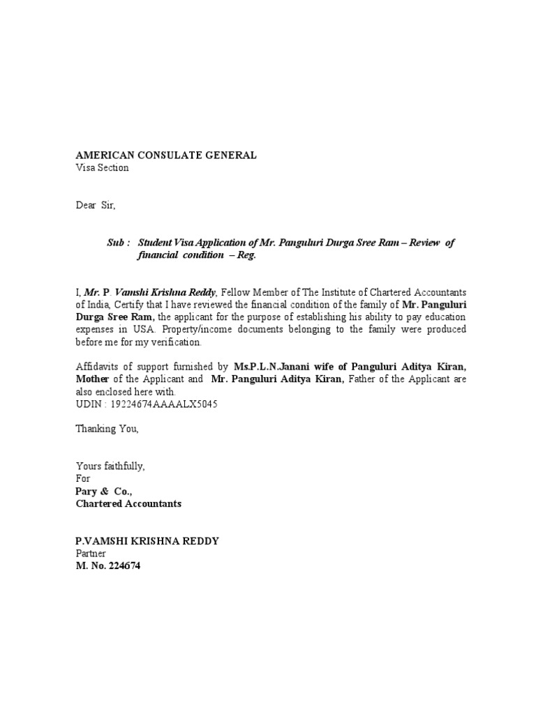 CA Certificate For Visa | Download Free PDF | Financial Services | Banking