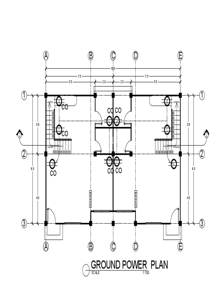 A B C D E: Ground Power Plan | PDF