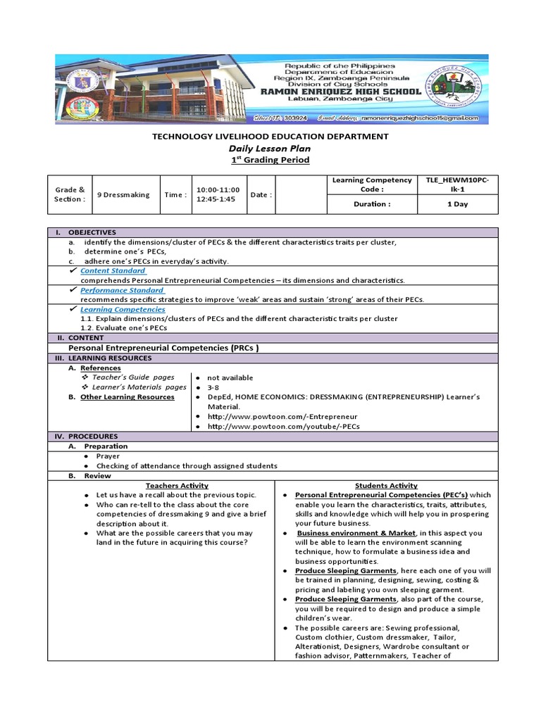 02 - PECs | PDF | Entrepreneurship | Goal