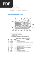 ECM PINOUT Chevrolet Sail PDF | PDF | Throttle | Engines
