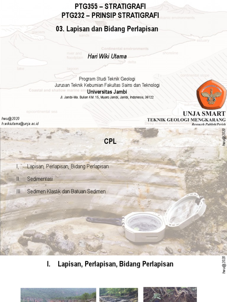 Stratigrafi dan Perlapisan Sedimen | PDF