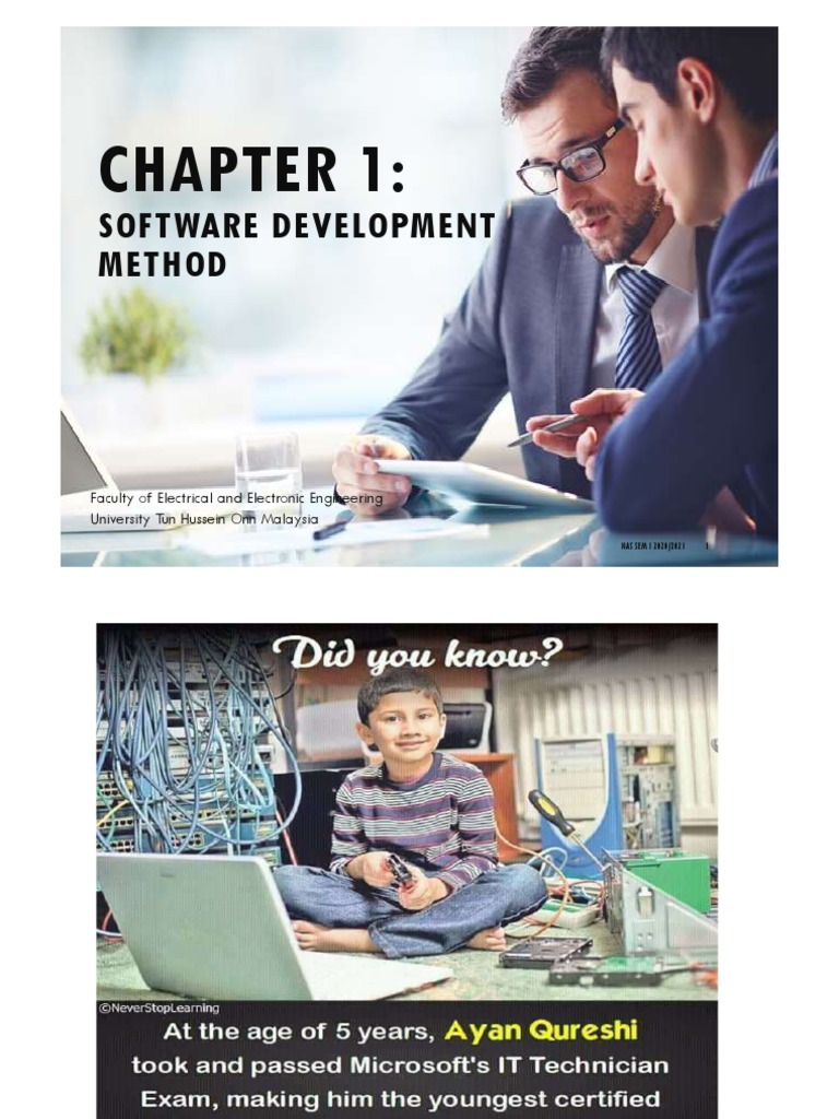 Chapter1 - SDM Software Development Method | PDF | Computer Program | Programming