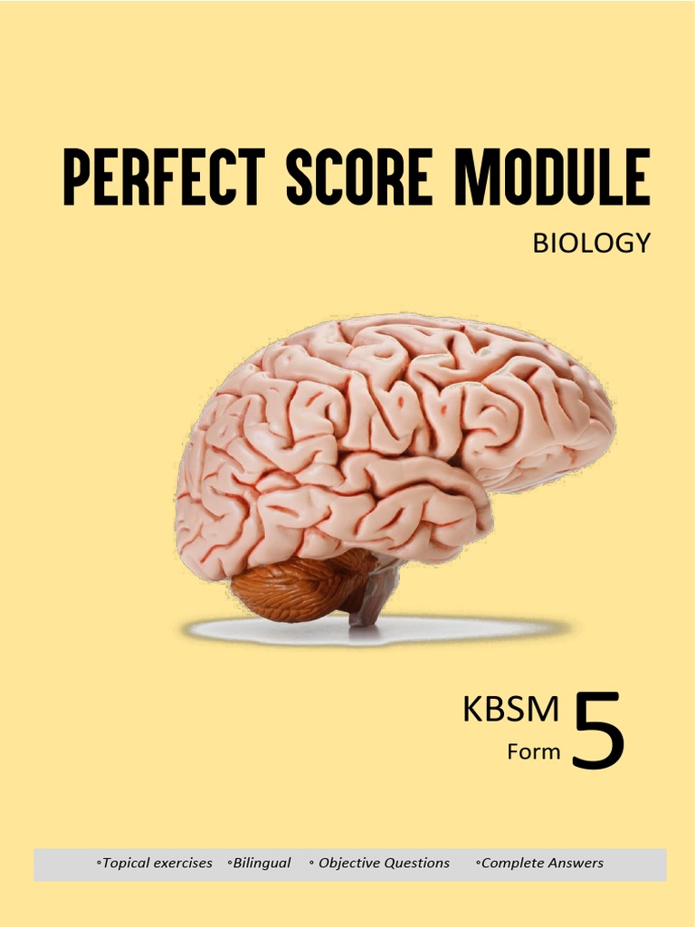 Form 5 Biology Perfect Score Paper 1 Topical Exercise E Module | PDF ...