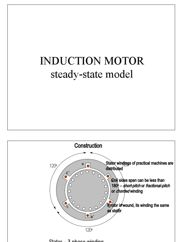 Induction Motor | PDF | Inductance | Electrical Equipment