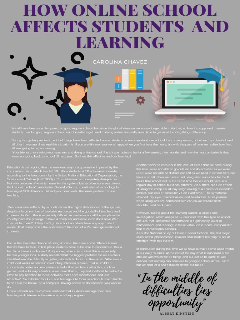How Online School Affects Students and Learning | PDF | Attention ...