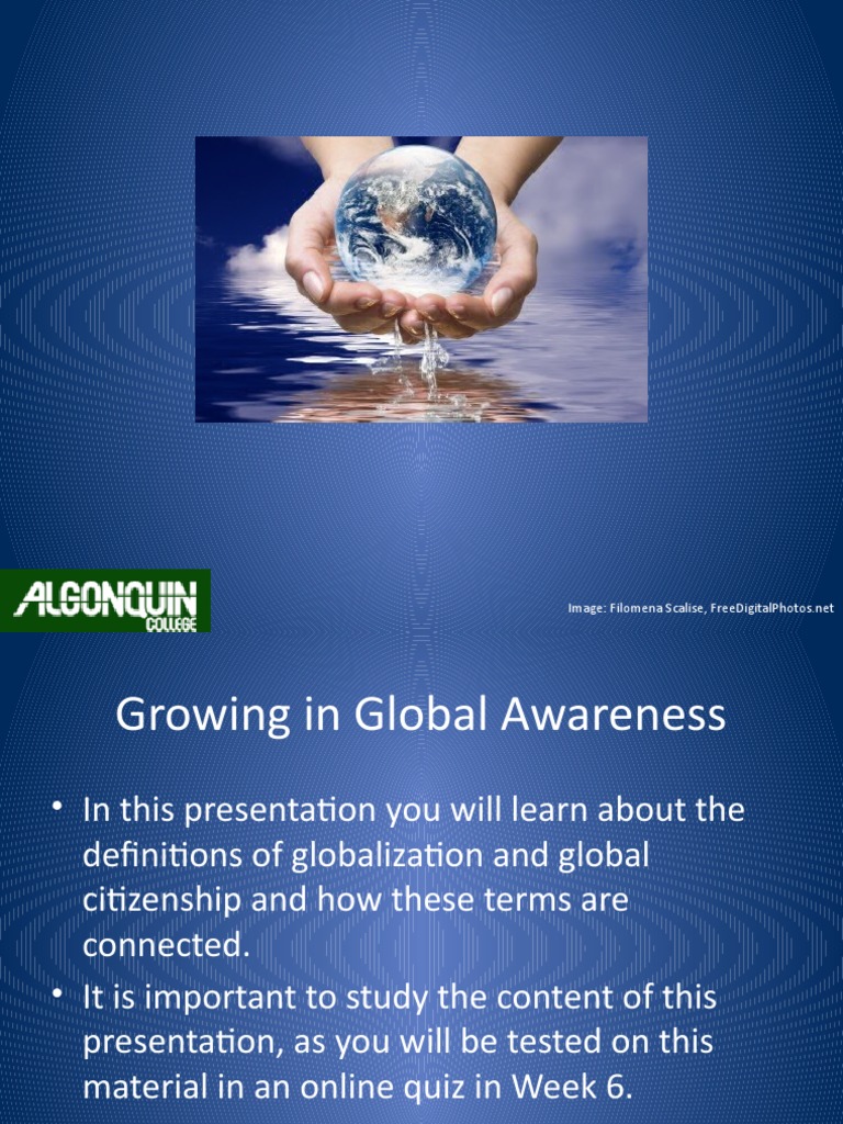 Growing in Global Awareness | PDF | Globalization | Citizenship