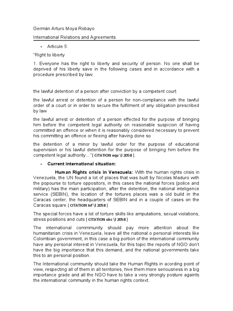 CITATION Equ /L 2058 | PDF | Torture | Arrest