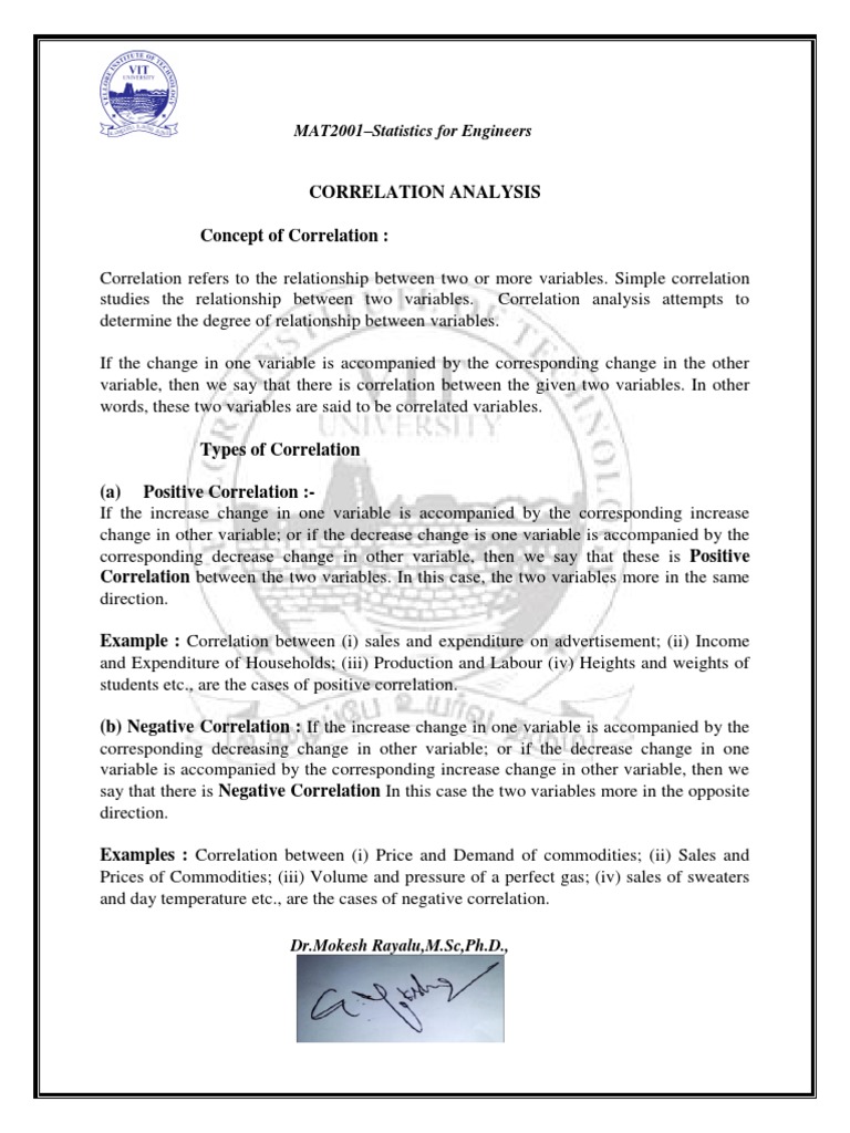 Correlation Coefficient | PDF | Correlation And Dependence | Spearman's ...