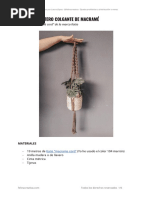 Libro de Macrame | PDF | Hogar, jardinería y bricolaje