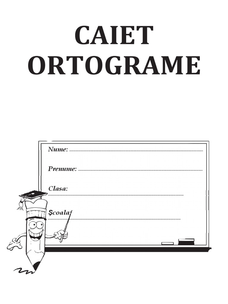 Caiet Ortograme | PDF
