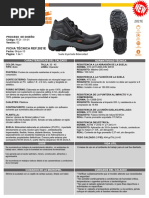 Ficha Técnica Bota Riverline GRS | PDF | Textiles | Calzado