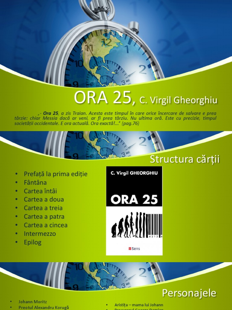 ORA 25, C. Virgil Gheorghiu | PDF
