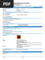 Dettol Surface Cleaner Safety Data Sheet | PDF | Occupational Safety ...