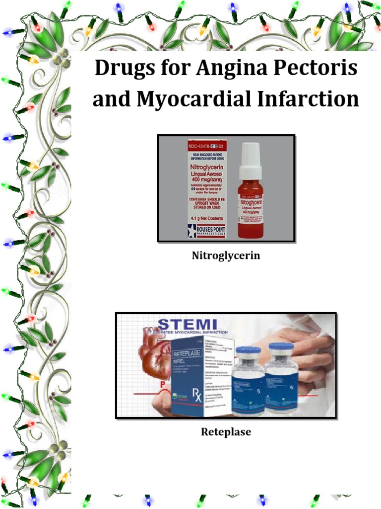 Drugs For Angina Pectoris and Myocardial Infarction: Opioid | PDF ...