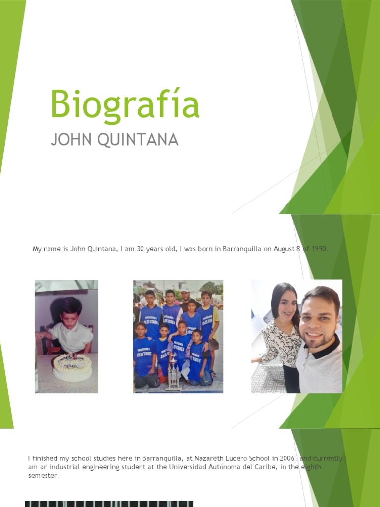 Biografía: John Quintana | PDF