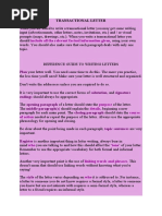 Types of Longer Transactional Texts | PDF