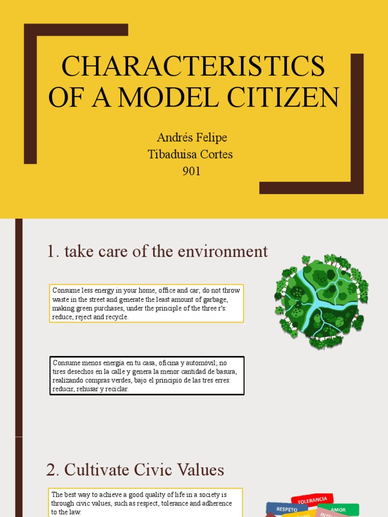 Characteristics of A Model Citizen | PDF | Política | Teorías sociológicas